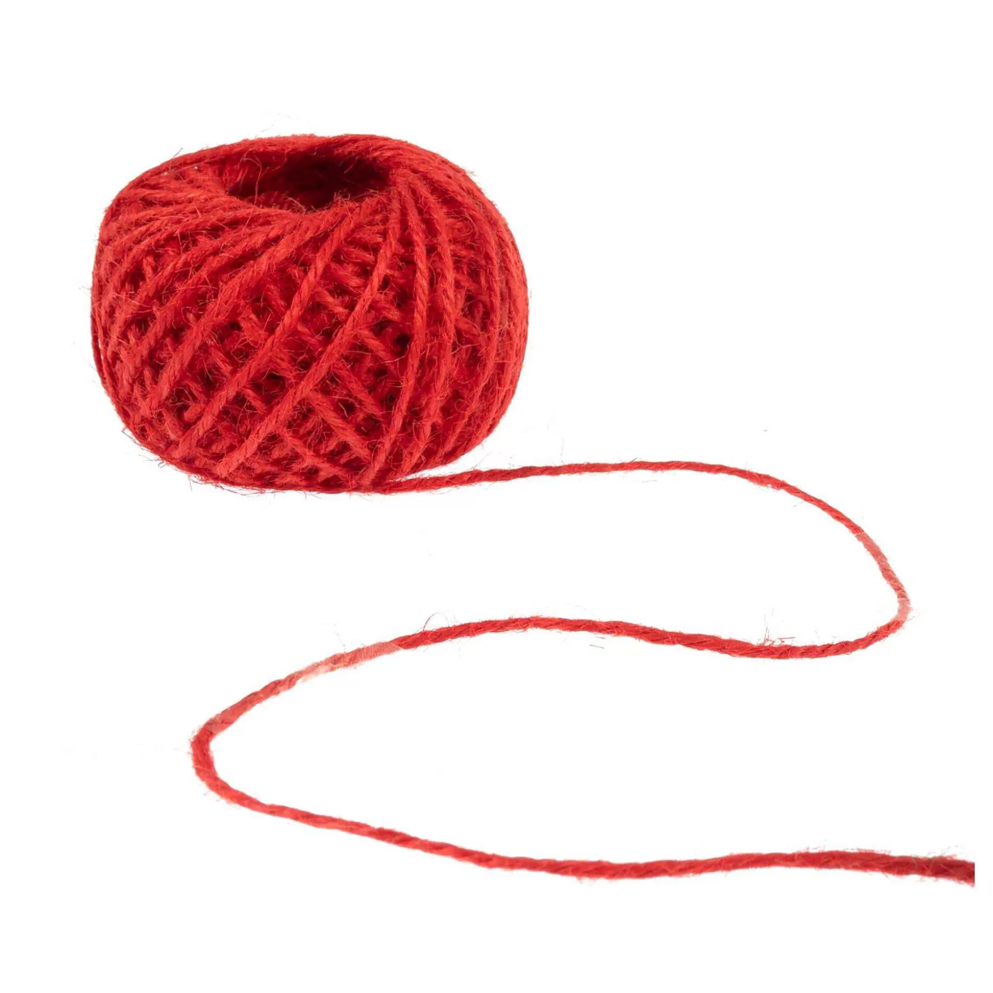Red Jute Twine 2Mm X 27M-Hobbycraft New « Craft Supplies